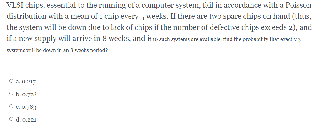 Solved VLSI chips, essential to the running of a computer | Chegg.com