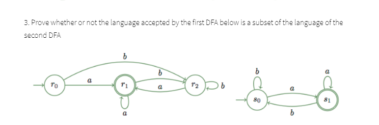 Solved 3. Prove whether or not the language accepted by the | Chegg.com