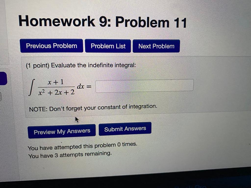 Solved Homework 9: Problem 9 Previous Problem Problem List | Chegg.com