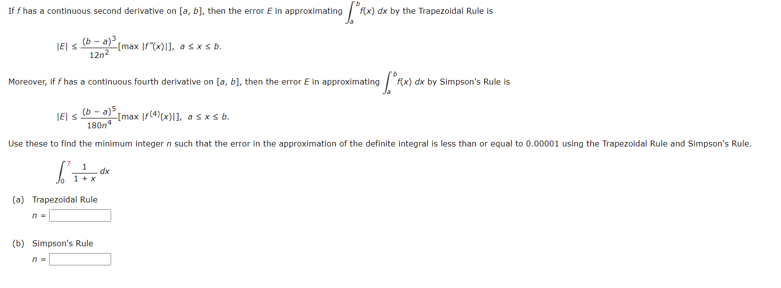 Solved If f has a continuous second derivative on [a, ﻿b], | Chegg.com