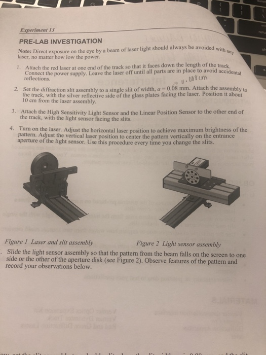 Solved Experiment 13 PRE-LAB INVESTIGATION Note: Direct | Chegg.com