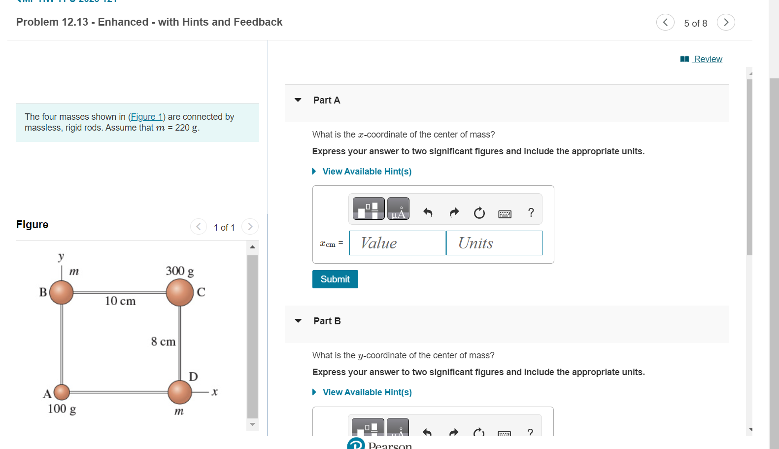 Solved Problem 12.13 - Enhanced - with Hints and Feedback | Chegg.com