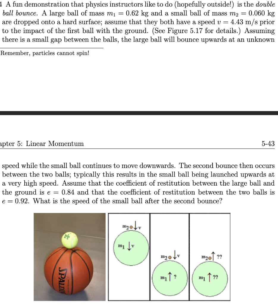 Solved 1 A fun demonstration that physics instructors like | Chegg.com