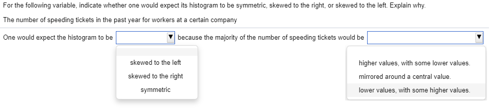 For the following variable, indicate whether one | Chegg.com