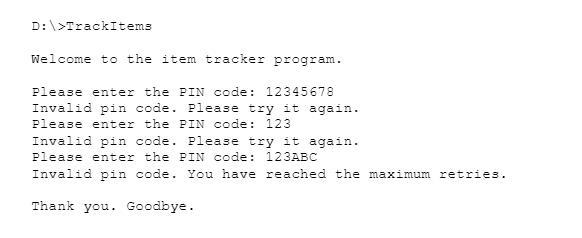 Solved Programming Project 1 Track Items Objectives Use 4502