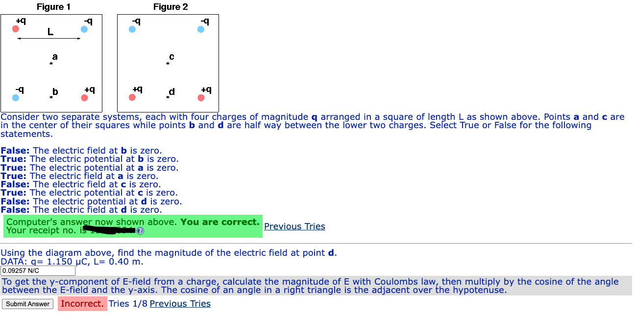 Solved Figure 1 Figure 2 + q 9 9 4 a C b +9 + d 후.. Consider | Chegg.com