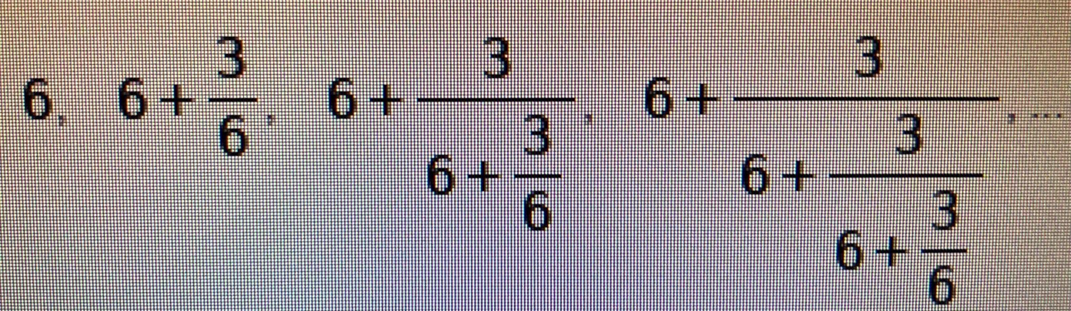 Solved Determine whether the following continued fraction | Chegg.com