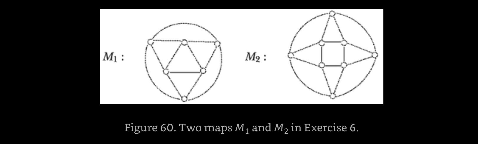 Solved M: M2 : Figure 60. Two maps My and M, in Exercise 6. | Chegg.com