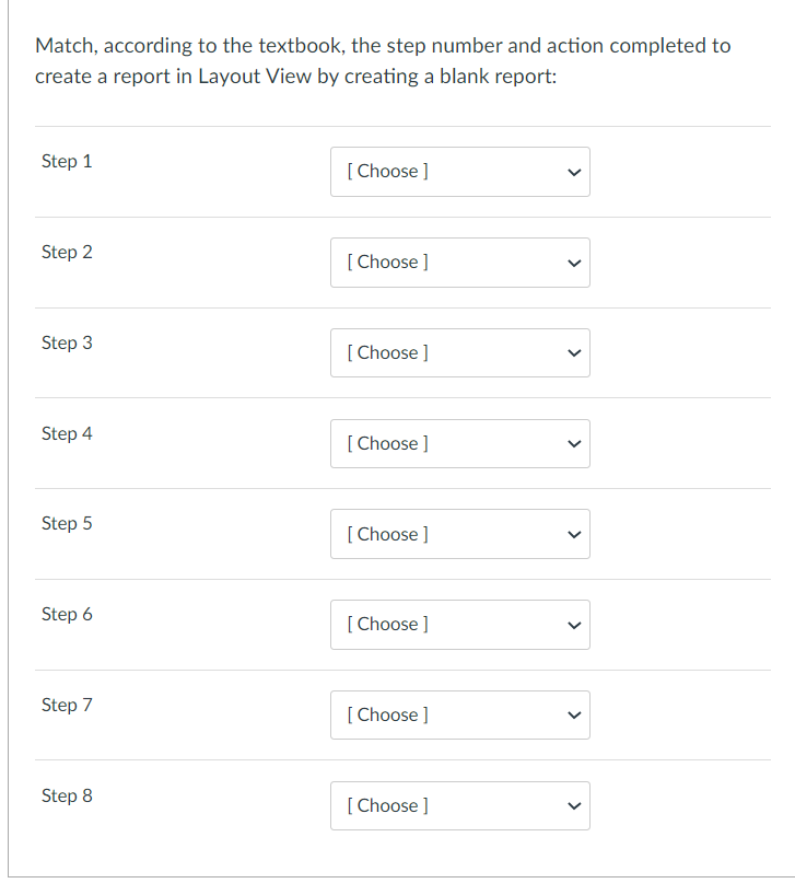 Solved Match, according to the textbook, the step number and | Chegg.com