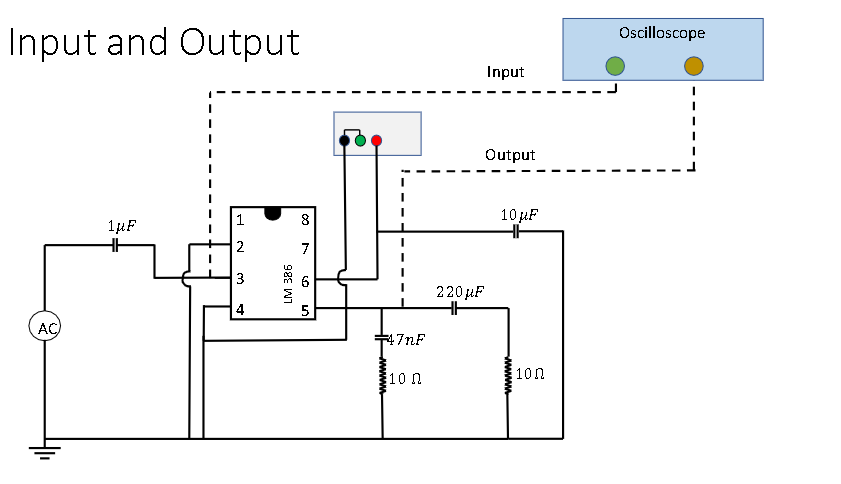 Oscilloscope Input And Output Input Output 1 8 1uf 8986