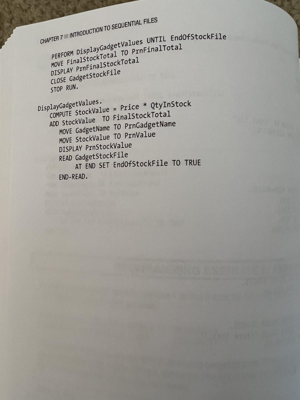 WRITE COBOL. SHOW CODE PLEASE This program will use | Chegg.com