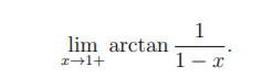 Solved 1 lim arctan 2+1+ 1-2 | Chegg.com