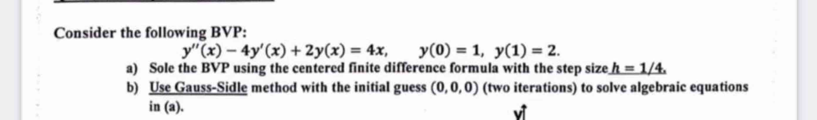 Consider the following | Chegg.com