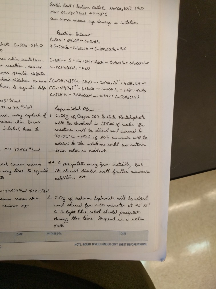I need help calculating the theoretical yield of | Chegg.com