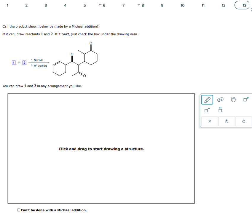 Solved Can the product shown below be made by a Michael | Chegg.com
