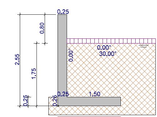 L Shaped Design Of Retaining Wall