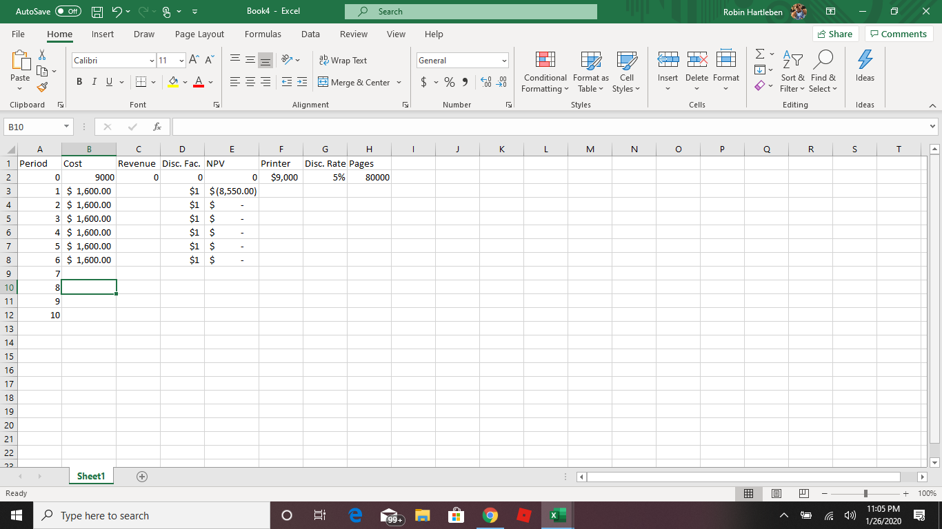 Solved Copy This.The ISEEM department uses a printer owned | Chegg.com
