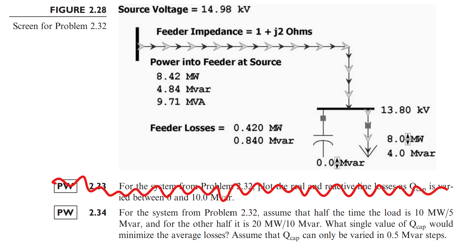 Solved FIGURE 2.28 Screen for Problem 2.32 PW 2.34 For the | Chegg.com