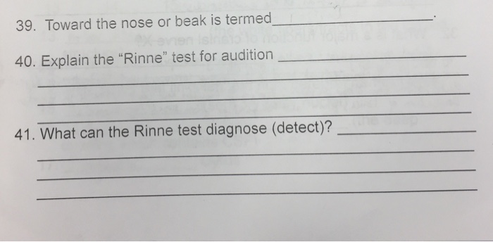 Solved Toward the nose or beak is termed ____. Explain the | Chegg.com