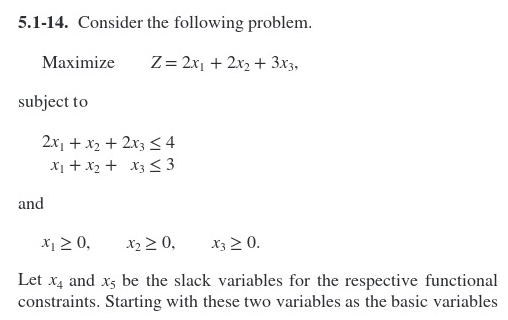 Solved 5.1-14. Consider the following problem. Maximize | Chegg.com