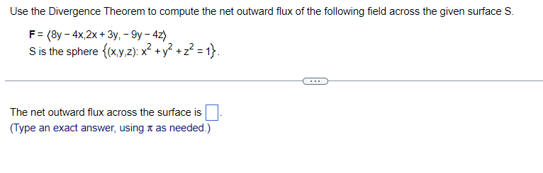 Solved Use the Divergence Theorem to compute the net outward | Chegg.com