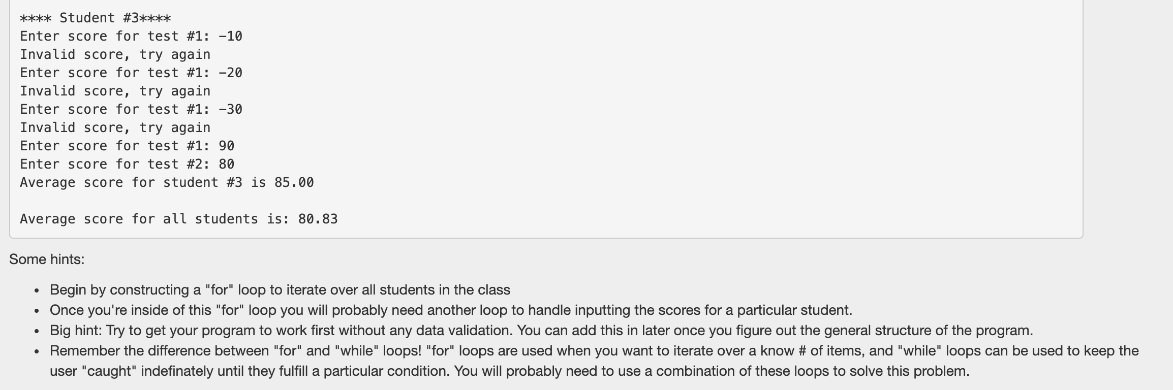 Solved Part 2: Dynamic Gradebook Write a gradebook program | Chegg.com