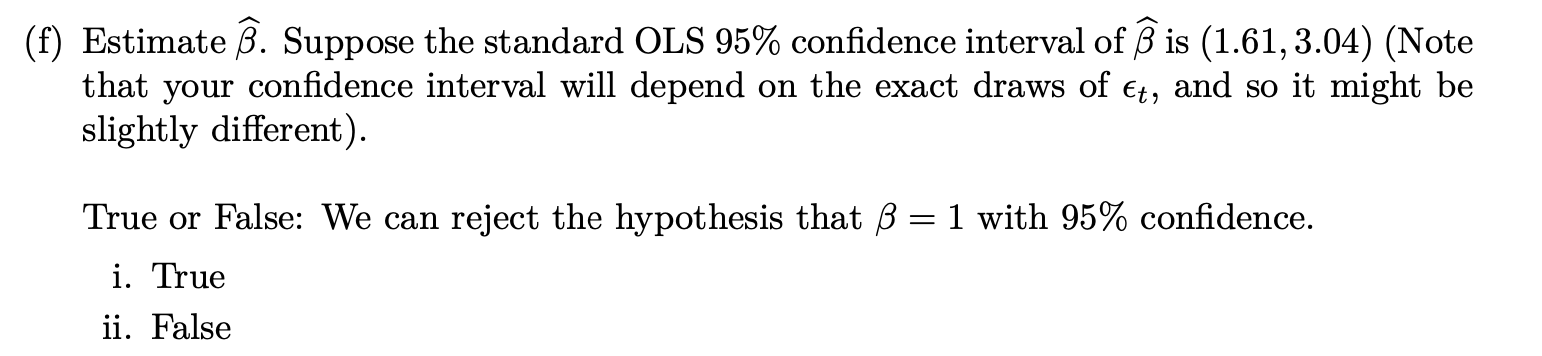 Solved Create another variable, εt , a random normal | Chegg.com