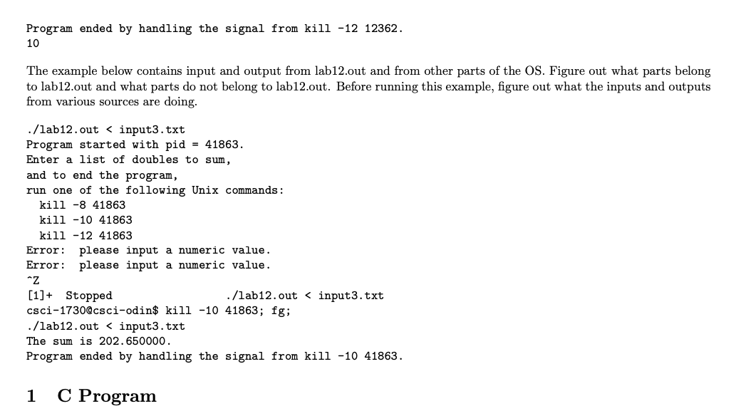 Problem / Exercise WARNING: DO NOT use the fork | Chegg.com