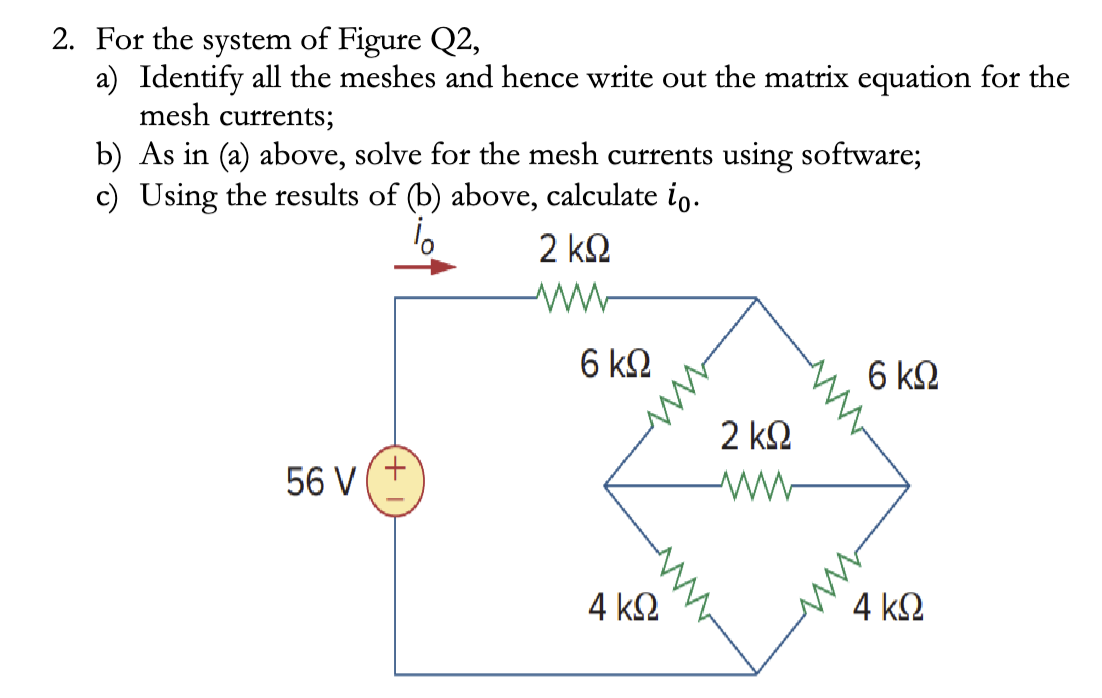 Solved 2. For the system of Figure Q2, a) Identify all the | Chegg.com
