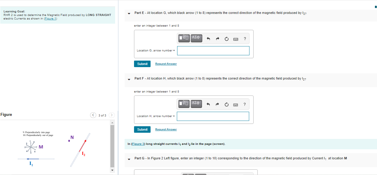 Solved RHR 2 For Straight Currents Conceptual (for Short) 2 | Chegg.com