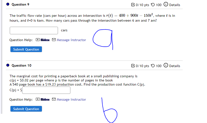 Solved The traffic flow rate (cars per hour) across an | Chegg.com