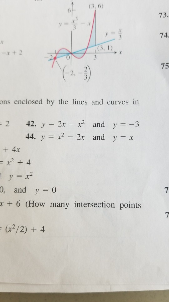 Solved number 42. find the areas of the regions enclosed by | Chegg.com