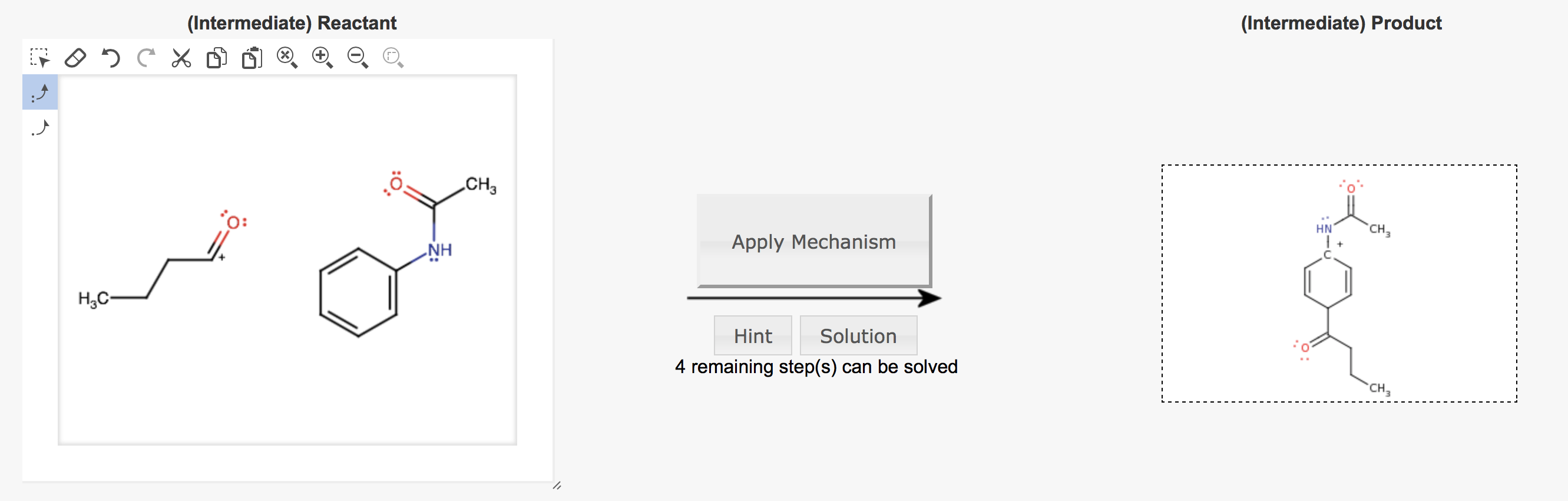 Solved (Intermediate) Product (Intermediate) Reactant Dog C | Chegg.com