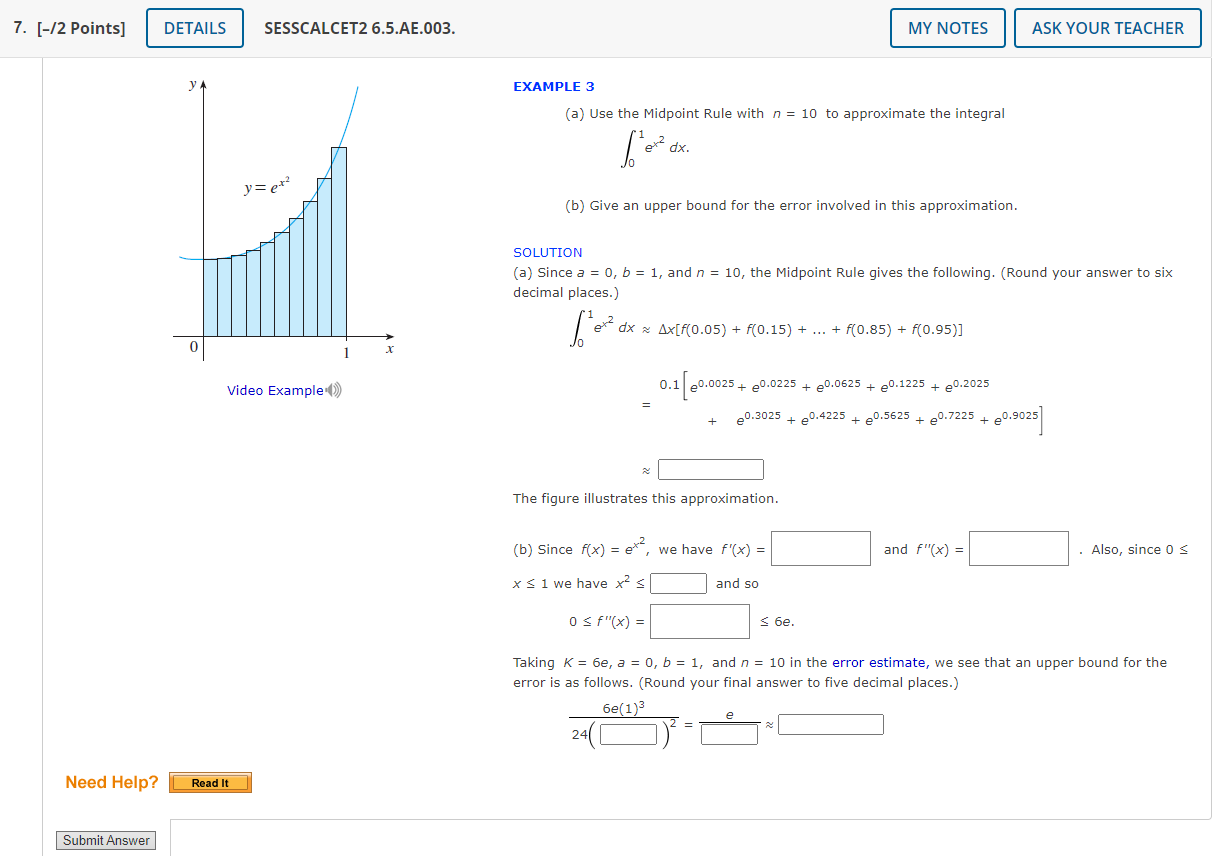 Solved (a) Use the Midpoint Rule with n=10 to approximate | Chegg.com