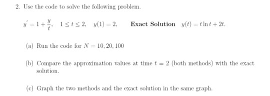 Solved please write a code using matlab that performs the | Chegg.com