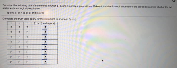 Solved of statements in which p, q, and r represent | Chegg.com