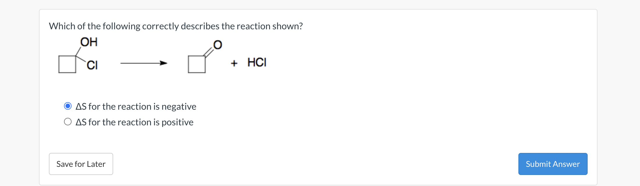 Solved Which of the following correctly describes the | Chegg.com