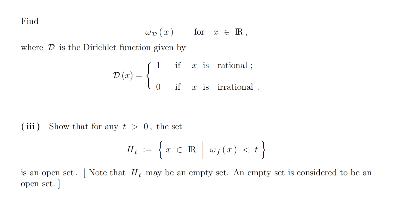 Consider a function f:R→R. f is said to be continuous | Chegg.com
