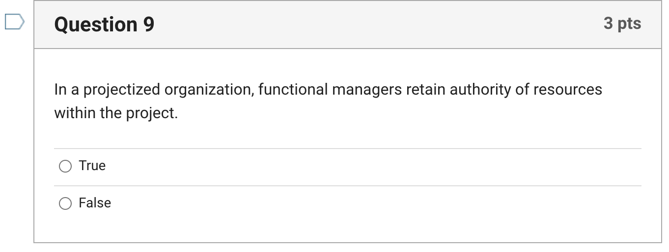 Solved In a projectized organization, functional managers | Chegg.com