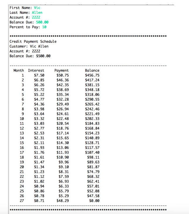 Solved Required Components A Single Java Class With A Main 2044