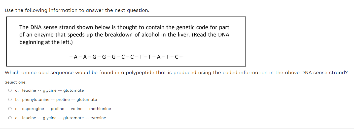 Solved Use the following information to answer the next | Chegg.com