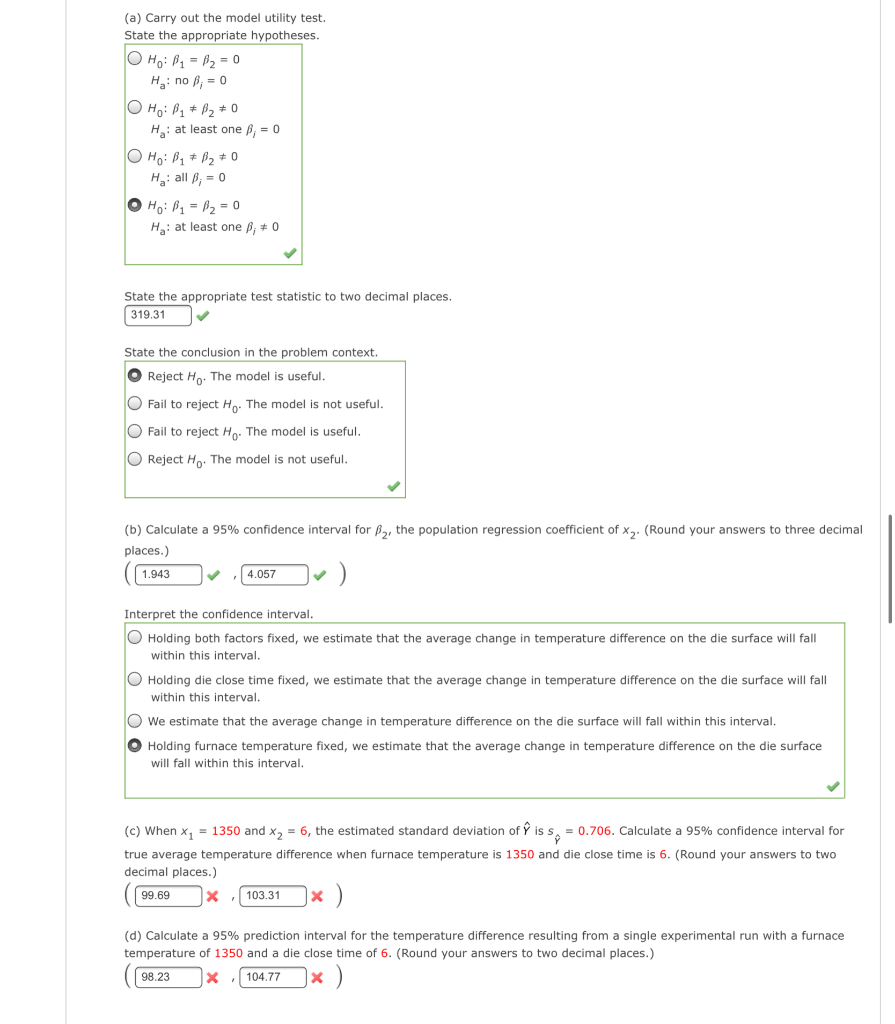 Solved d) Predict the value of moisture content when frying | Chegg.com