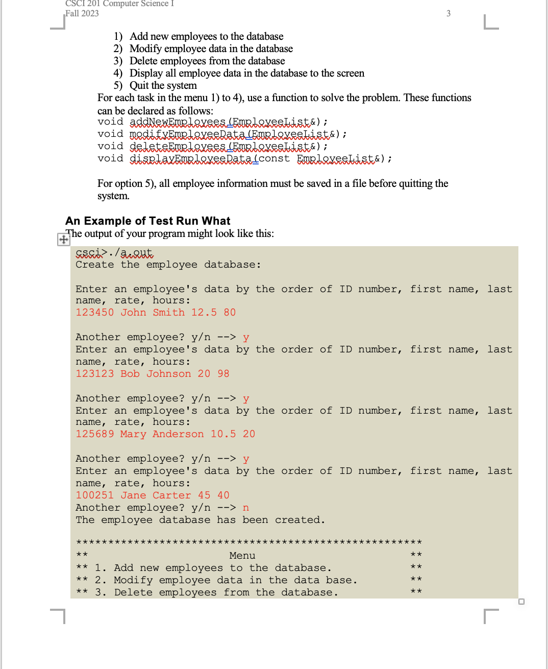 Requirements 1. Design two classes to solve this | Chegg.com