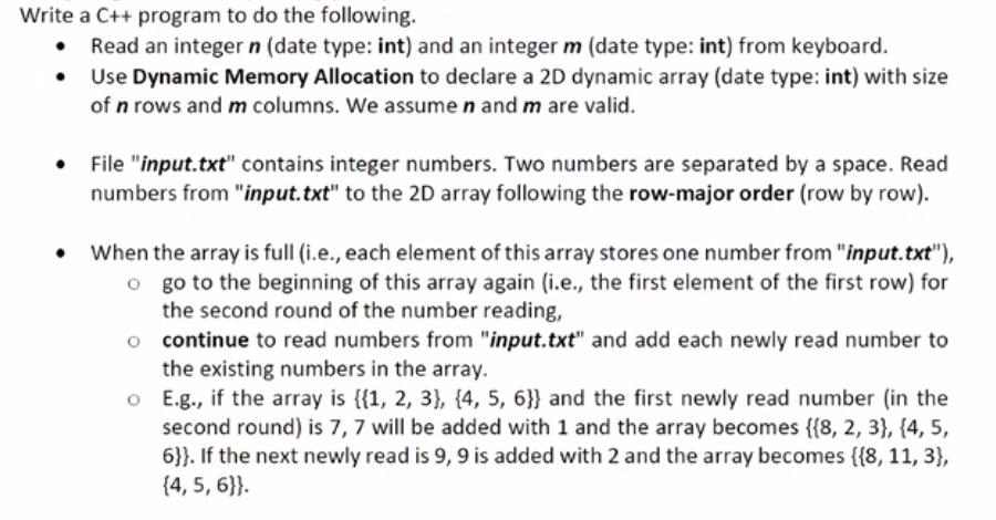 Solved 1. Please use C++ and kindly ensure that the test | Chegg.com