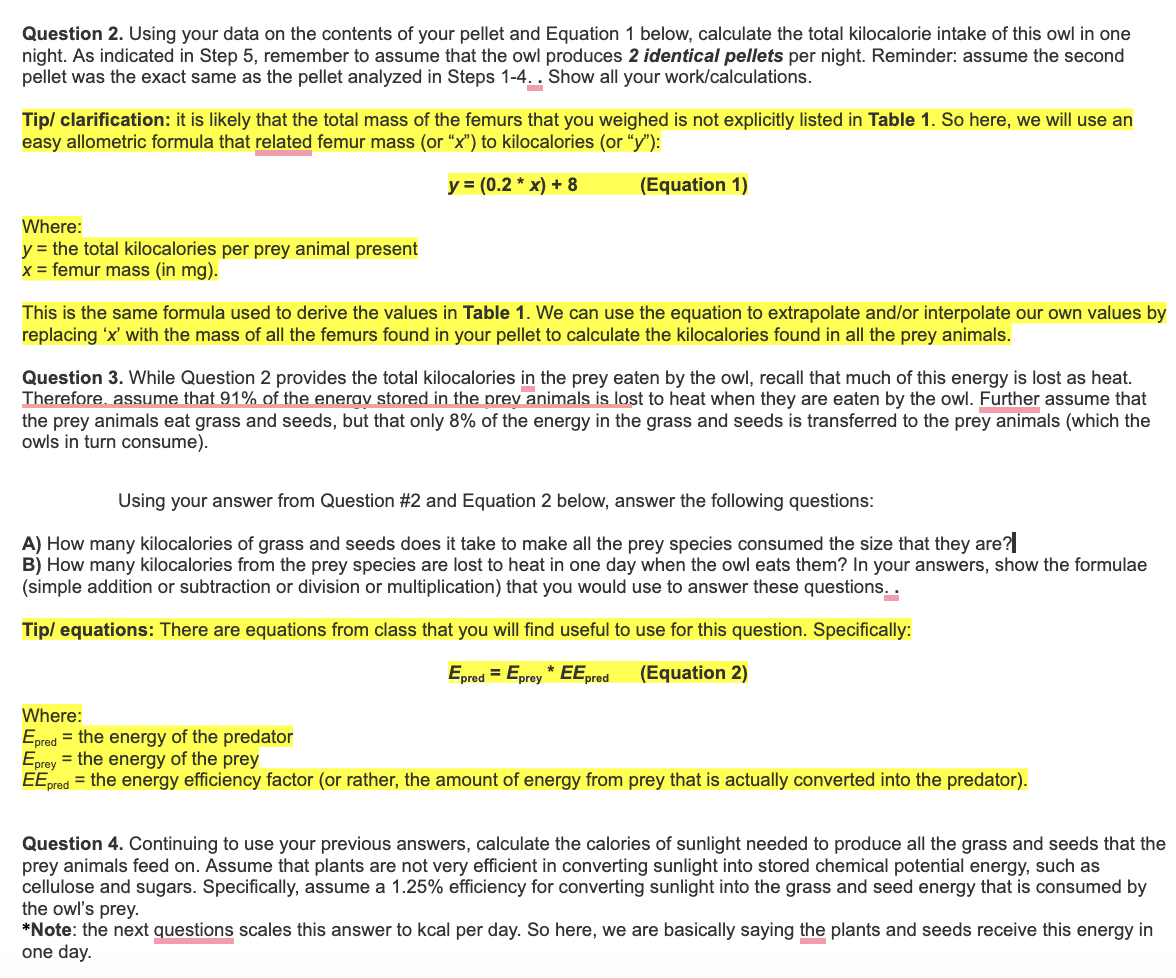 Solved Question 2. Using your data on the contents of your | Chegg.com