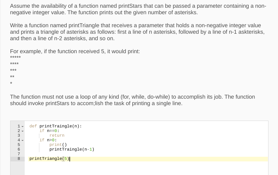 Solved Assume The Availability Of A Function Named