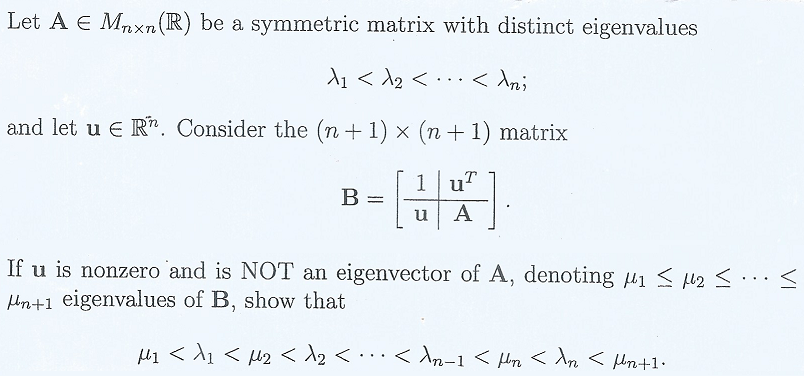 Solved Let A E Maxn(R) be a symmetric matrix with distinct | Chegg.com