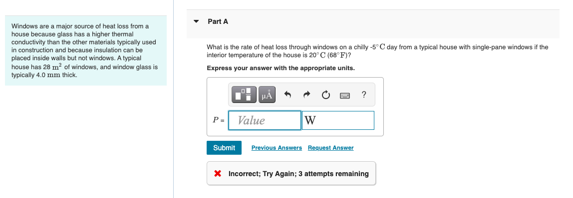 Solved Х Incorrect; Try Again; 3 attempts remaining | Chegg.com