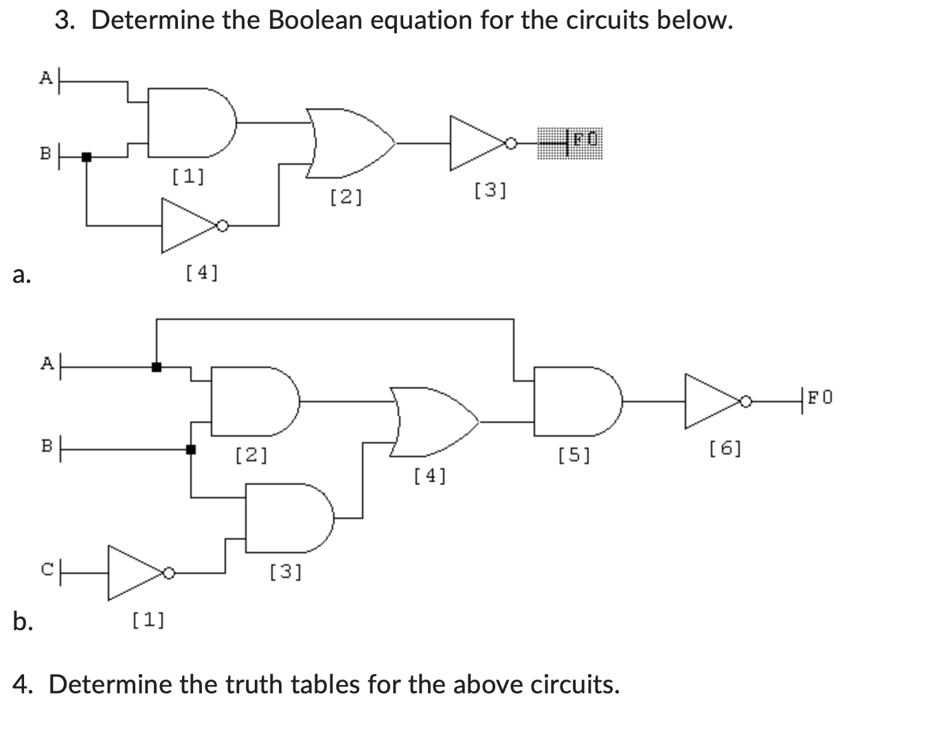 Solved Determine the Boolean equation for the circuits | Chegg.com
