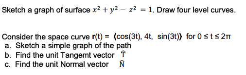 Solved Sketch a graph of surface x2 + y2 – z2 = 1. Draw four | Chegg.com